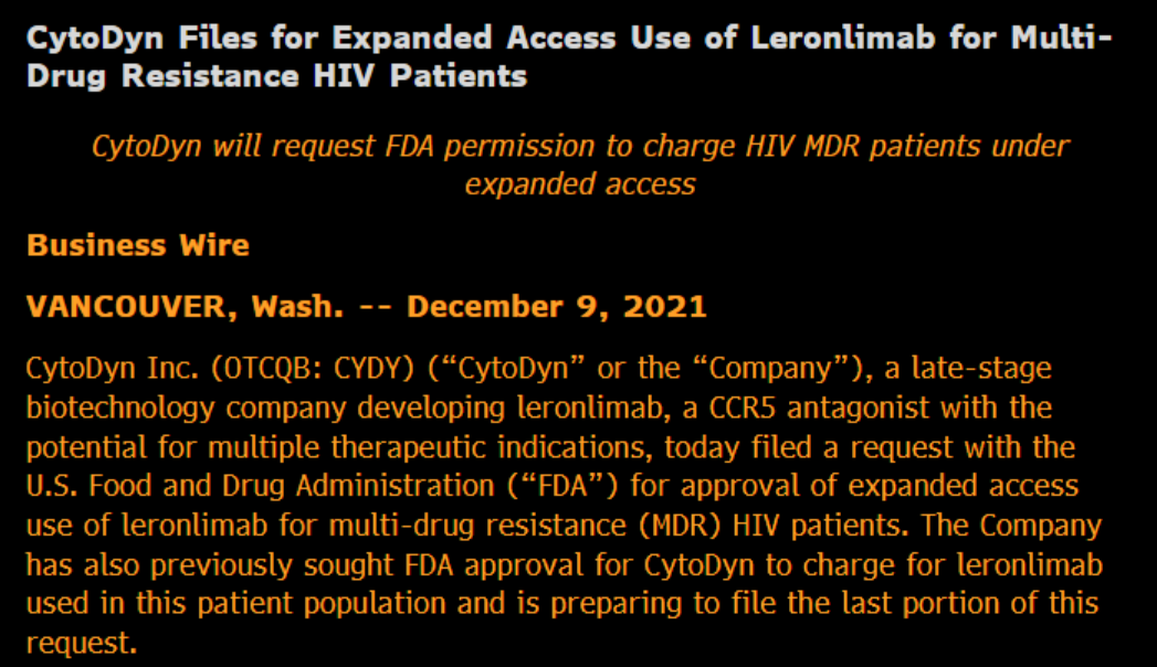 What Cytoklowning Was Revealed This Week? (CYDY) | BuyersStrike!